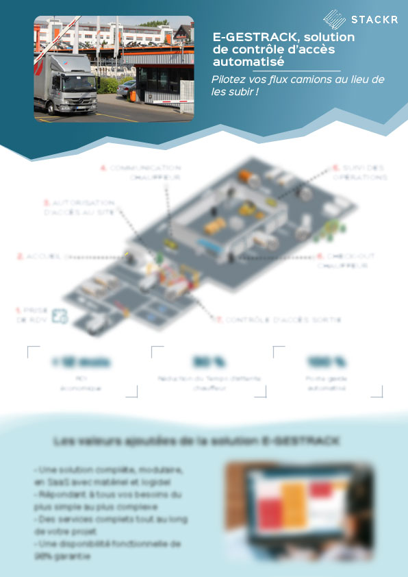 Accueil et contrôle d'accès pour site logistique/industriel - STACKR